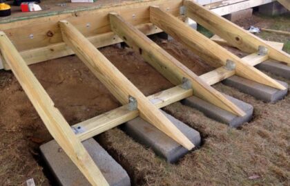 How to Build a Ramp for a Shed on Uneven Ground