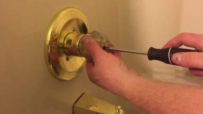 How to Remove a Shower Handle Without Screws (Not Visible)